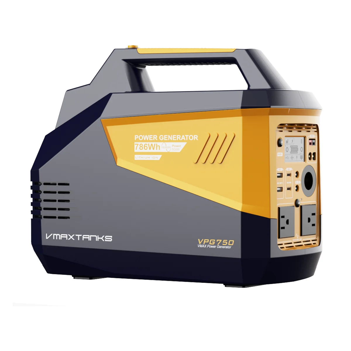 VMAX 110VAC 500W PURE SINE WAVE PORTABLE POWER GENERATOR